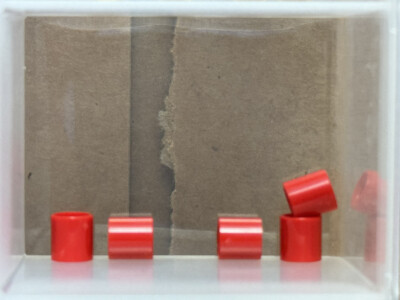 LEGO Parts - Red Technic, Liftarm Thick 1 x 1 (Spacer) - No 18654 - QTY ...