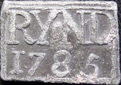 1785 Rhynd Perthshire Scotland Communion Token Burz 6105 | eBay