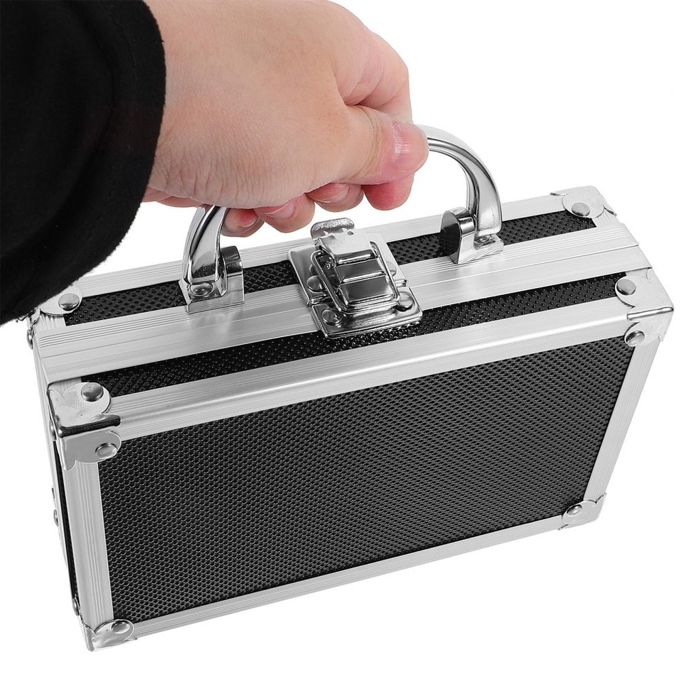Equipment Case Travel Tool Box Portable Storage Holder Aluminum ...