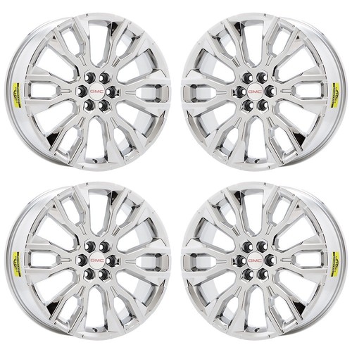 22" GMC ACADIA PVD BRIGHT CHROME WHEELS-C RIMS FACTORY OEM ALY95992 ...