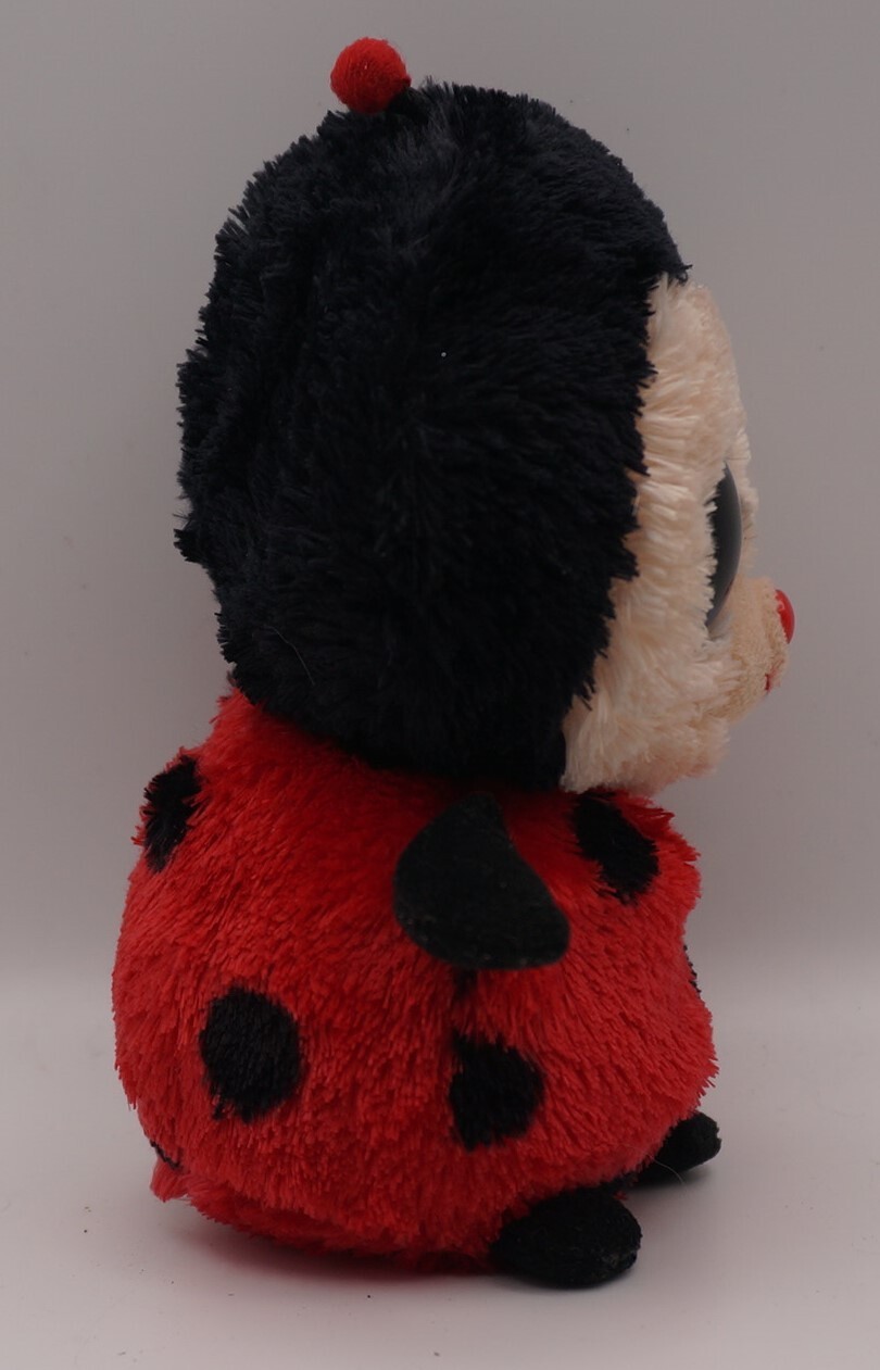 Ty Beanie Boo Boos 36065 Bugsy Ladybird with Purple Tag/Solid Eyes ...