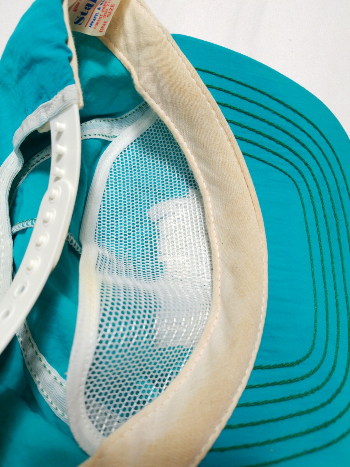 Vintage Snap Back Mobil 1 Racing Trucker Hat Teal Nylon | eBay