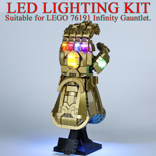 LED Lighting Kit For LEGO 76191 Infinity Gauntlet Light Decor NO MODEL ...