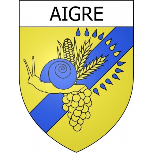 Aigre 16 ville Stickers blason autocollant adhésif | eBay
