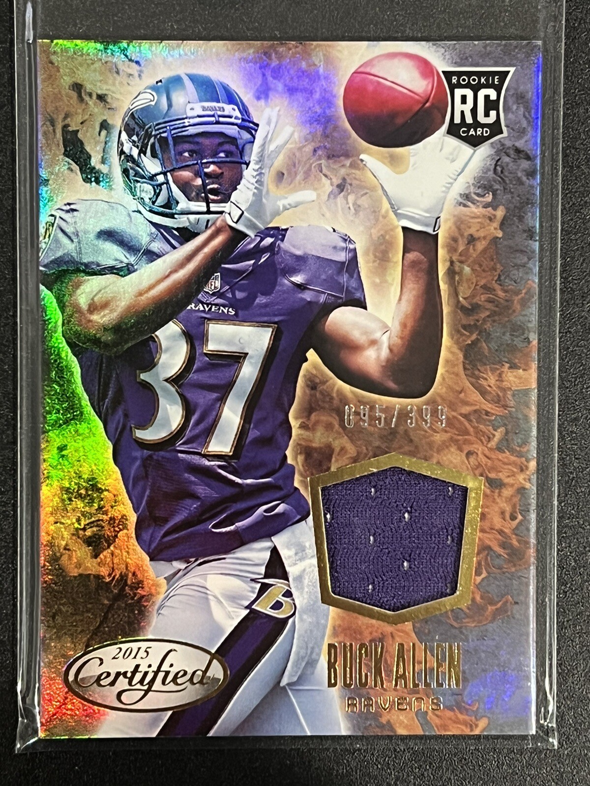 2015 Certified Scorching Swatches Patch #SS-BA Buck Allen /399 Baltimore Ravens | eBay