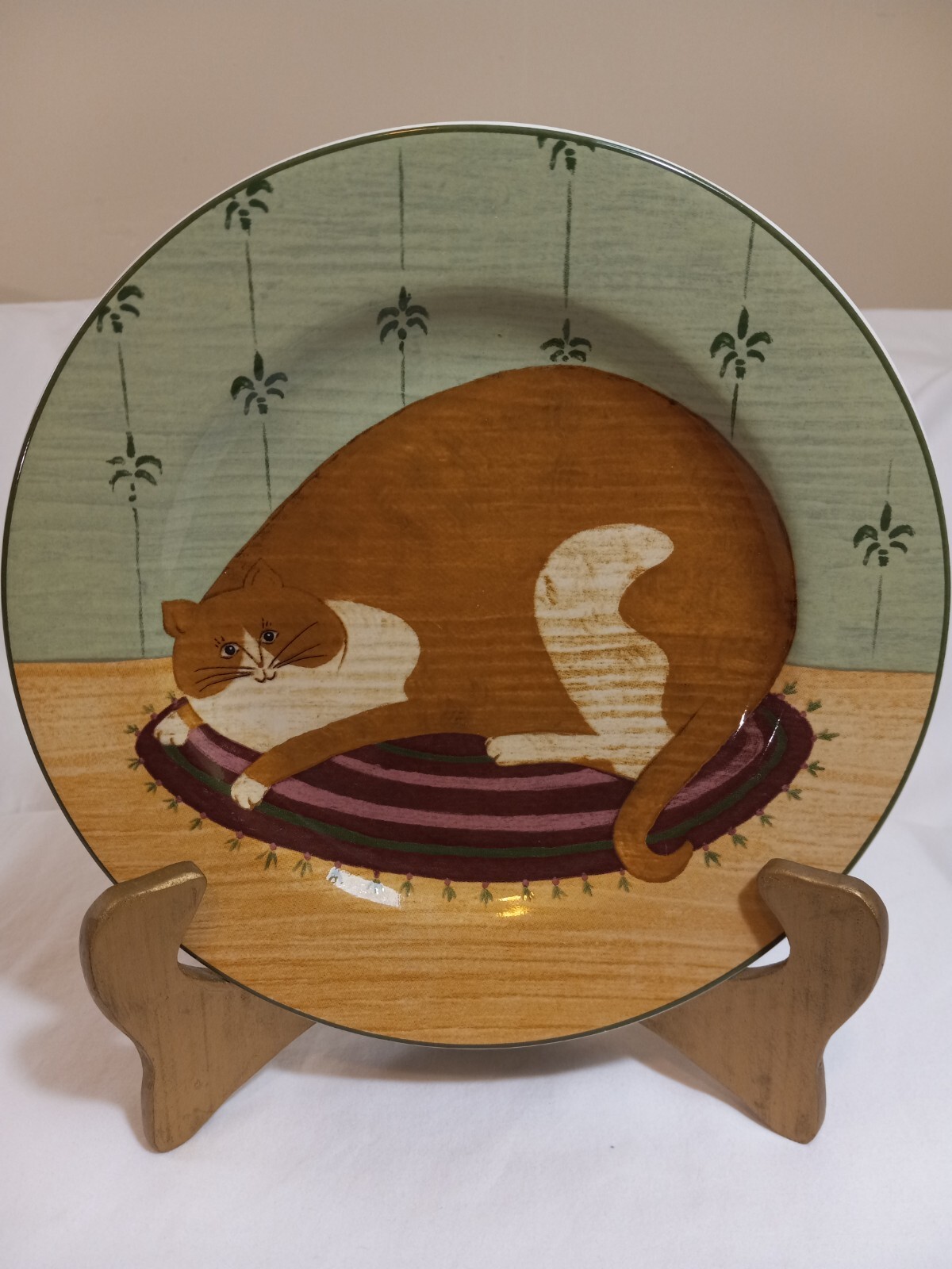 Cat Collection Plate Warren Kimble Indonesia Stoneware | eBay