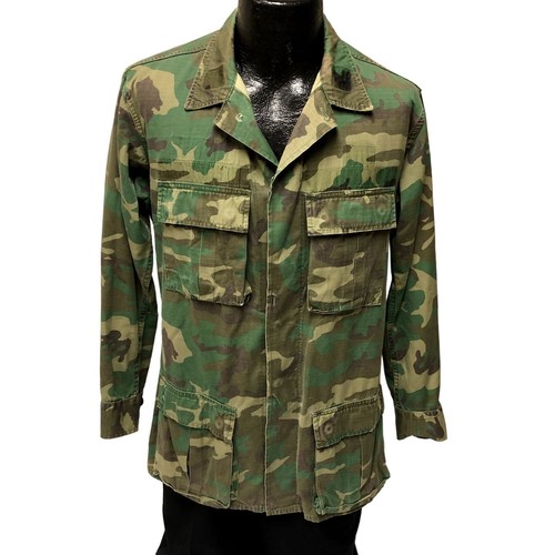 Vtg 80's US Issued Hot Weather Camo CAMOUFLAGE Army Jacket MILITARY ...
