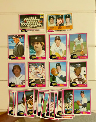 1981 Topps BASEBALL SET BREAK🔥Detroit Tigers🔥Gibson🔥Parrish🔥Morris🔥 ...