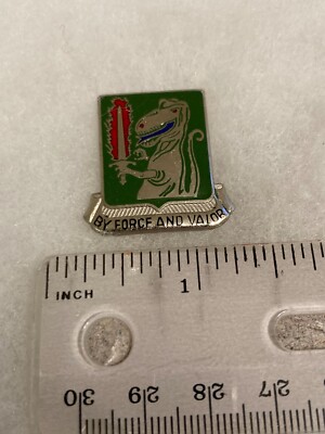 Authentic US Army 40th Armor Regiment Unit DI DUI Insignia Crest 4E | eBay