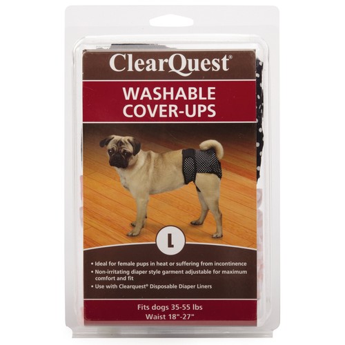 ClearQuest Wetness and Stain Protecting Dog Cover-Ups Dog Diapers 2 ...