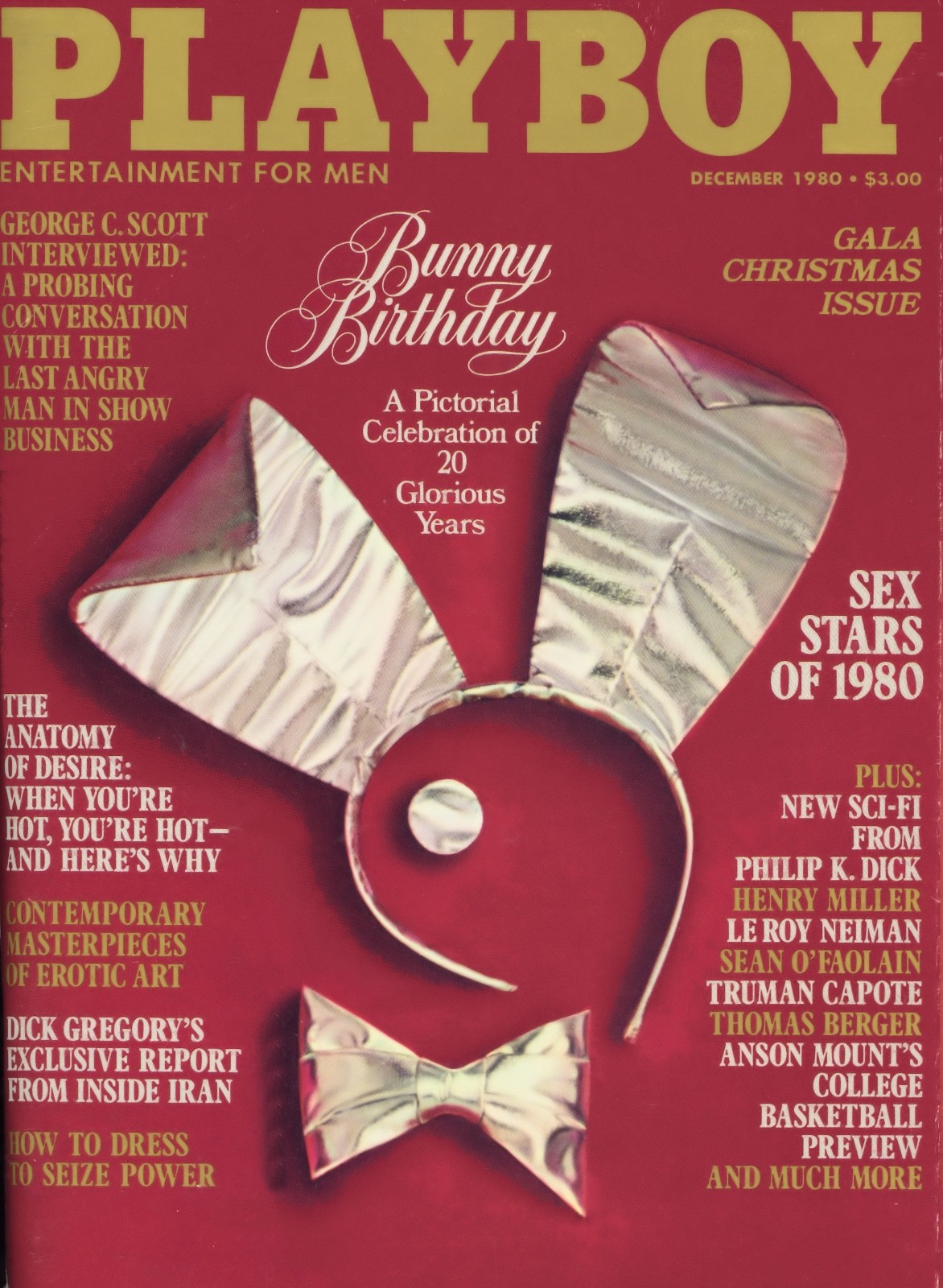 PLAYBOY DECEMBER 1980 Terri Welles George C. Scott Truman Capote Erotic ...