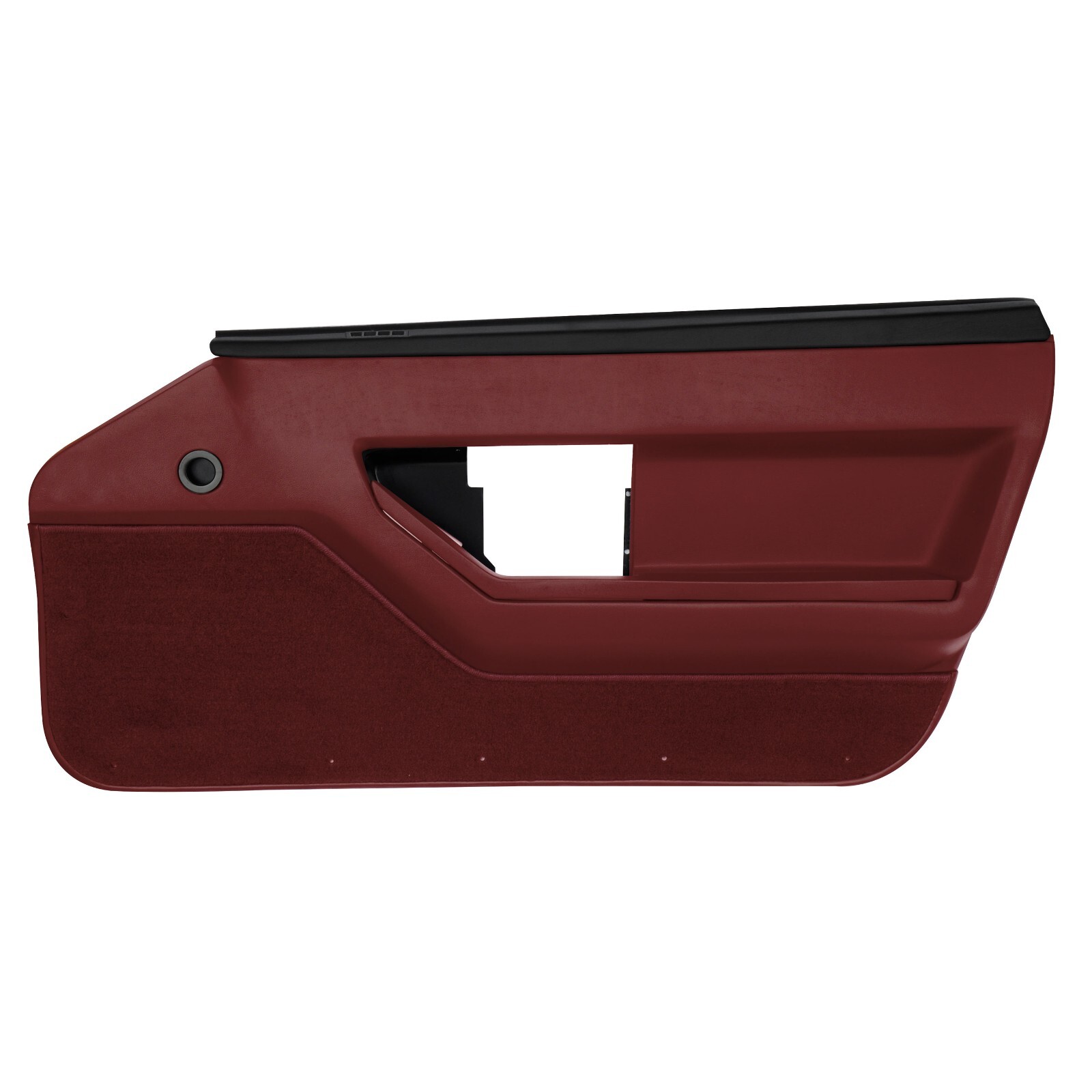 Deluxe Carmine Red Interior Door Panel for 1984-85 C4 Corvette Coupe ...