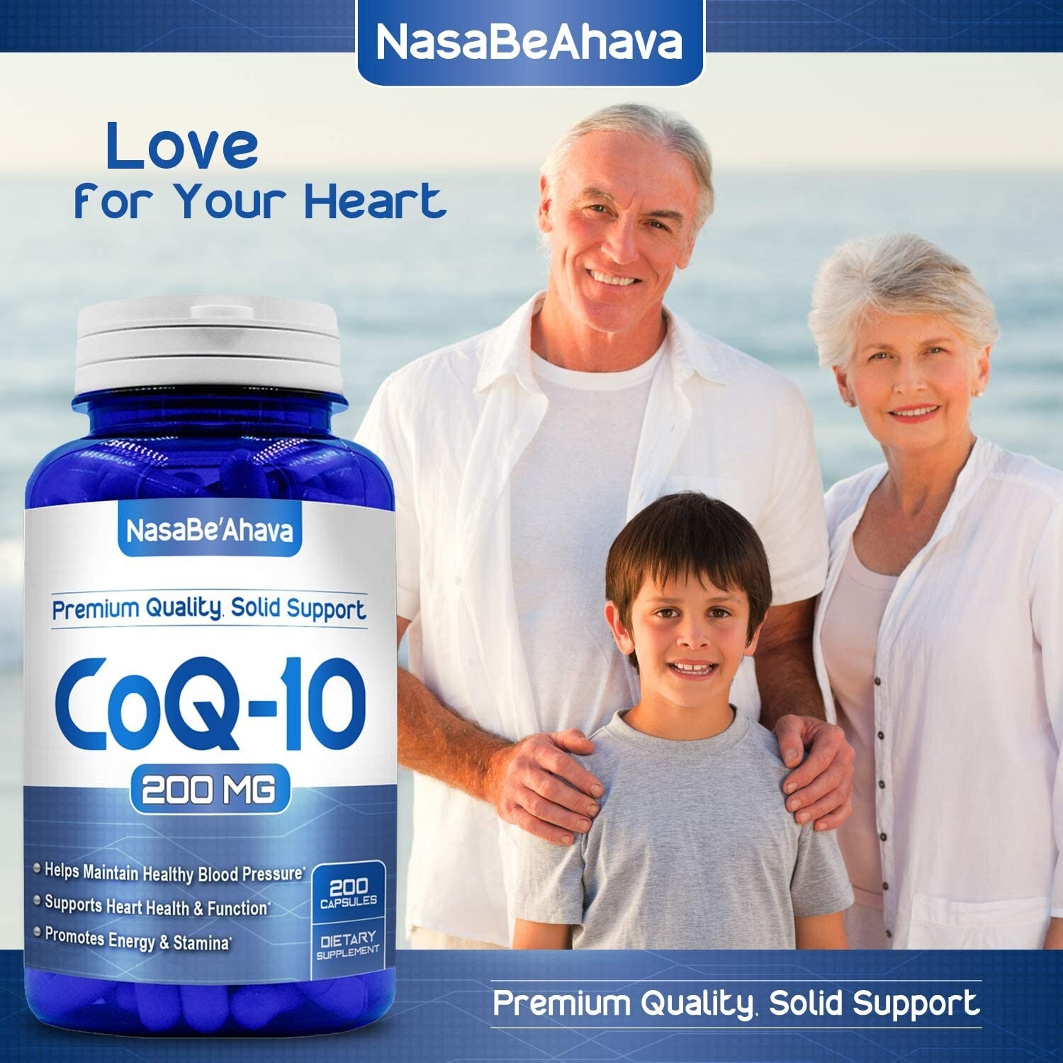 Nasa Beahava Pure CoQ10 200mg 200 Capsules- Heart Health & Blood Pressure | eBay