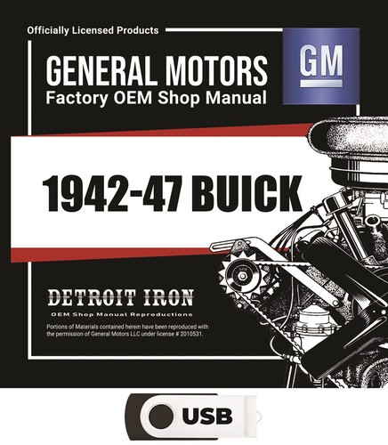 1942-1947 Buick Shop Manuals, Parts Books & Sales Literature on USB | eBay