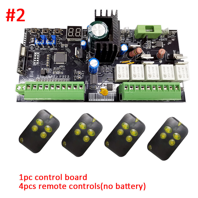 Intelligent Systems Control low voltage For 2 motors 12Vdc swing gate ...