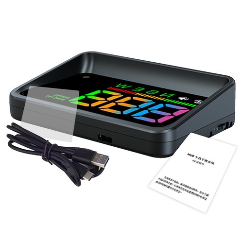 H4 HUD Head-up Display Car GPS Digital Speedometer USB Windshield ...