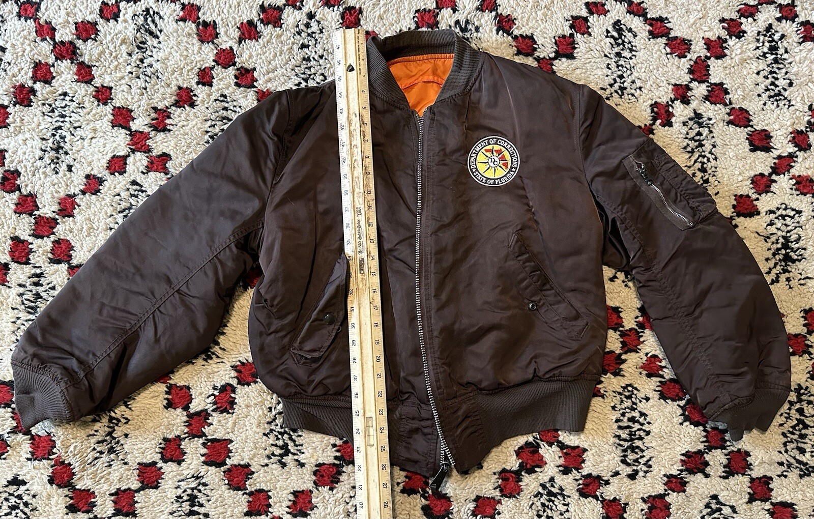 vintage department of corrections florida bomber jacket | eBay