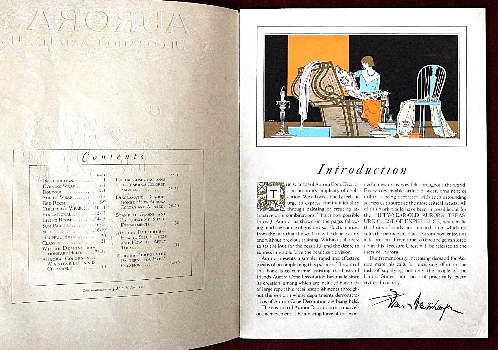 Aurora Magazine~ Cone Decoration and It's Uses ~ 1925 ~ J.M. Field Art ...