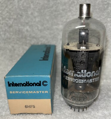 1 NOS NIB GE 6HF5 Vacuum Tube Tested International Service Master | eBay