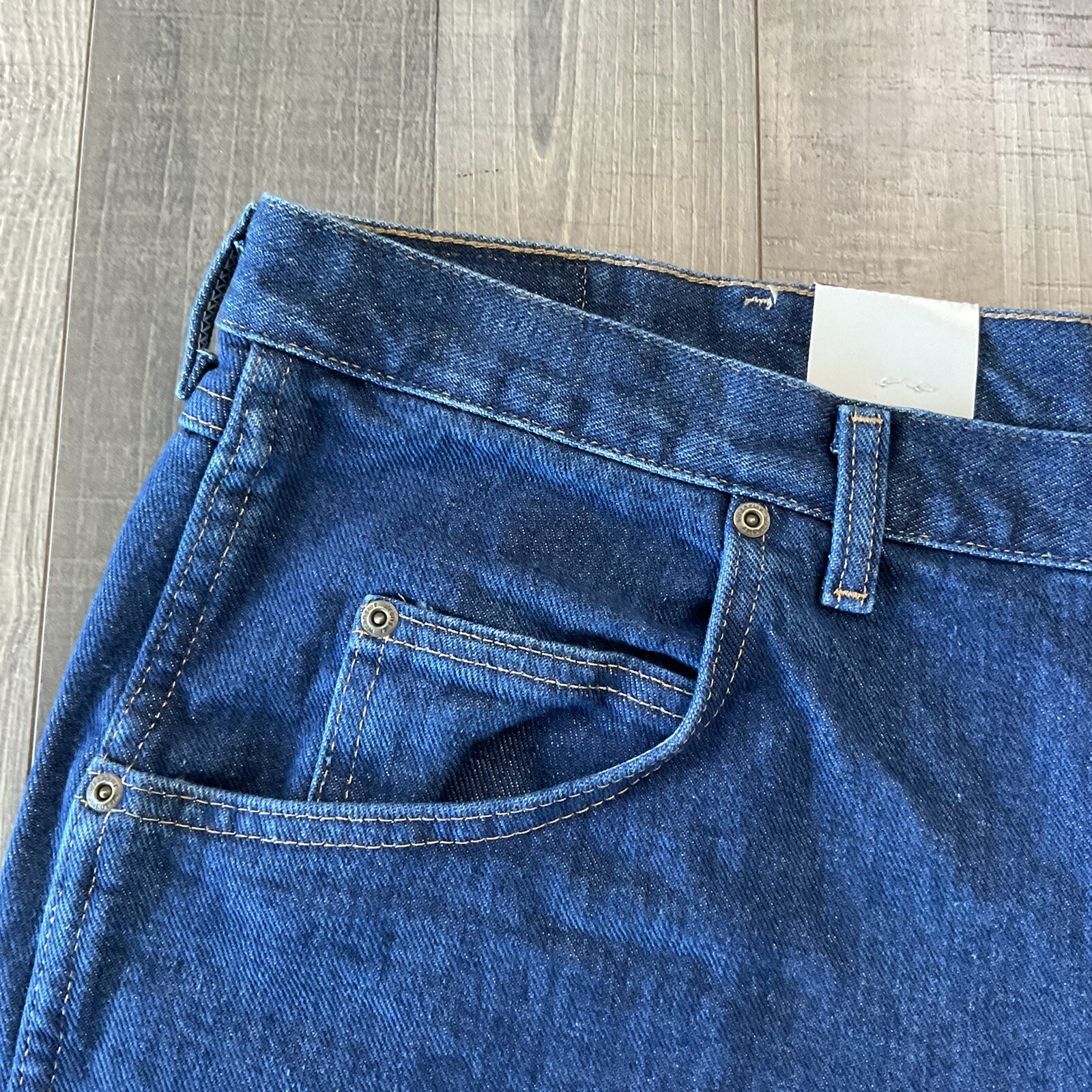 Wrangler Jeans Mens 48x30 Blue Ridge Relaxed Fit Denim Straight Leg ...