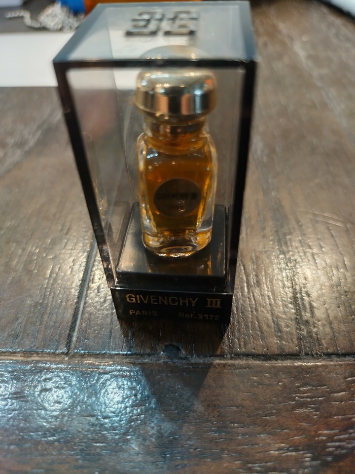 Vintage GIVENCHY III Parfum Paris France in Display Case 1/4 oz Ref. 3172 7ml | eBay