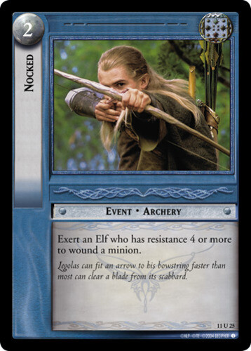 LOTR: Nocked [Ungraded] Shadows Lord of the Rings TCG Decipher | eBay