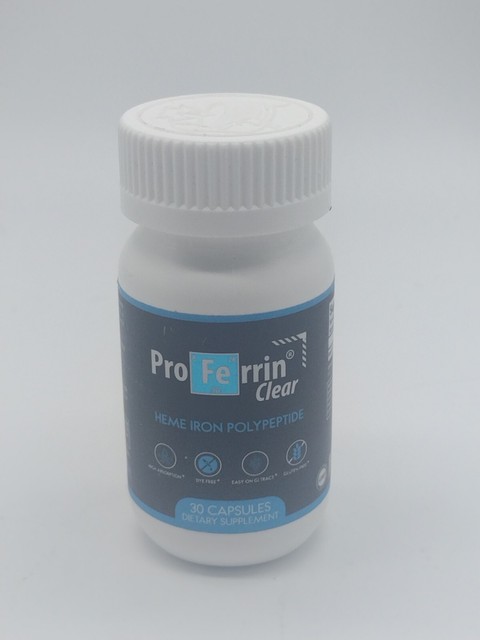 Heme Iron Polypeptide Dietary Supplement Proferrin Clear High ...