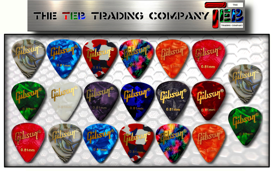 Gibson Standard Guitar Pick Plectrum - Choose Your Gauge/Quantity - UK ...