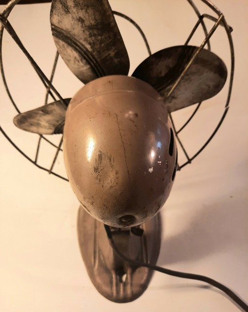 Antique Kenmore Desk Fan Model 307-8009 Cast Art Deco Base 1938 9 ...