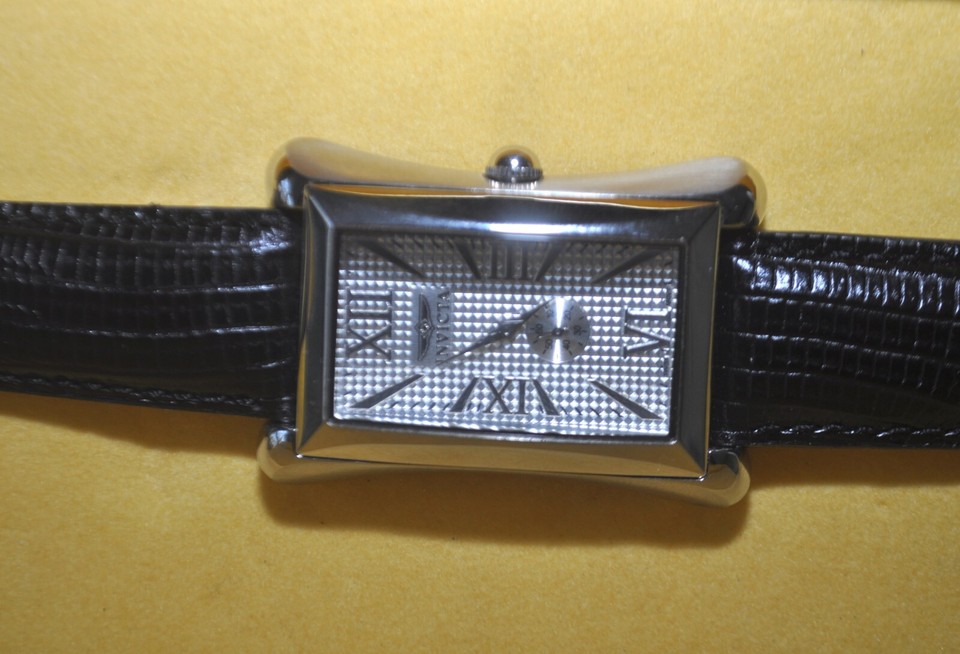 Rare INVICTA Limited Edition #3318 Sapphire Crystal Mens Rectangular ...