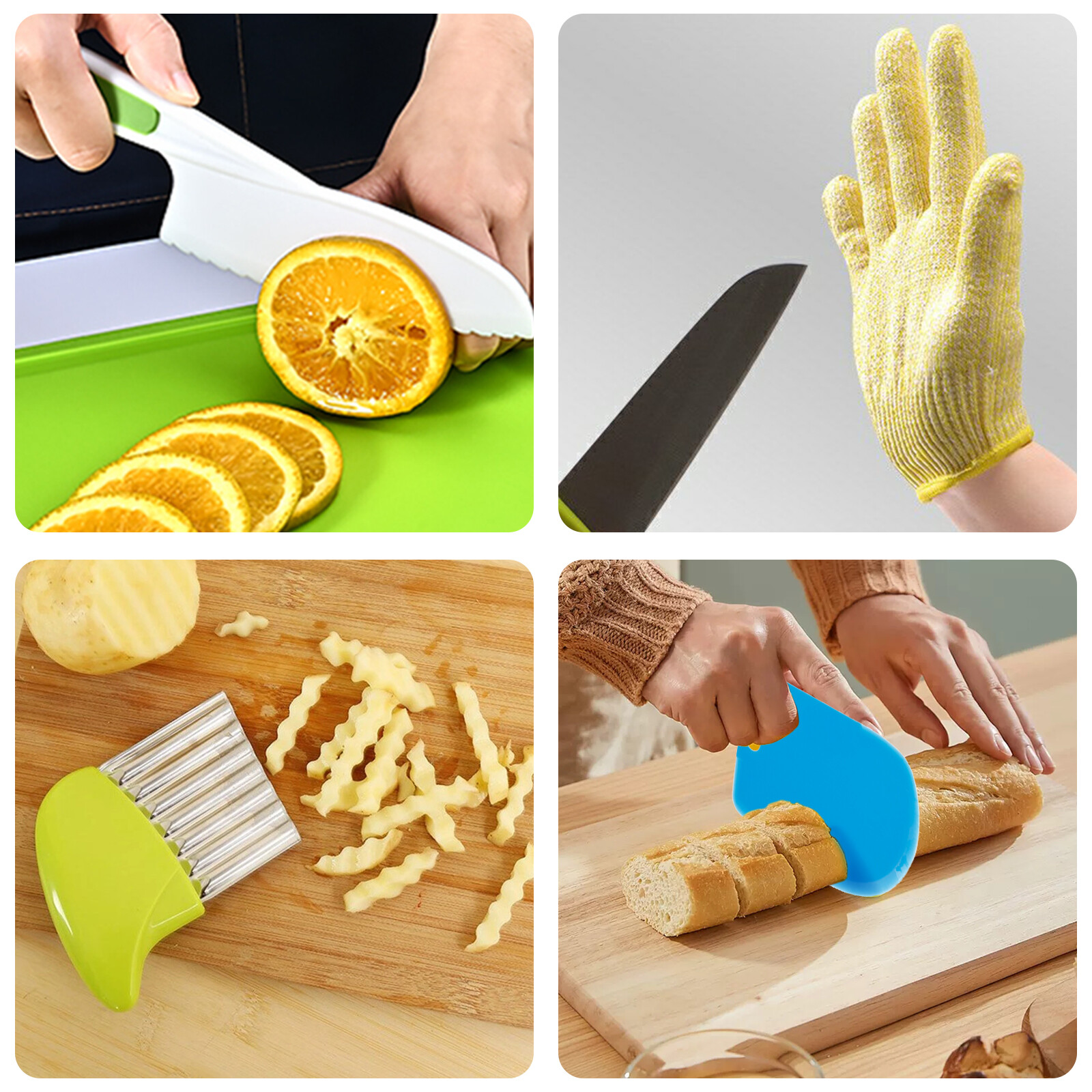 18pcs Kids Kitchen Cutter Set Wooden Toddler Safety Cutters Reusable ...