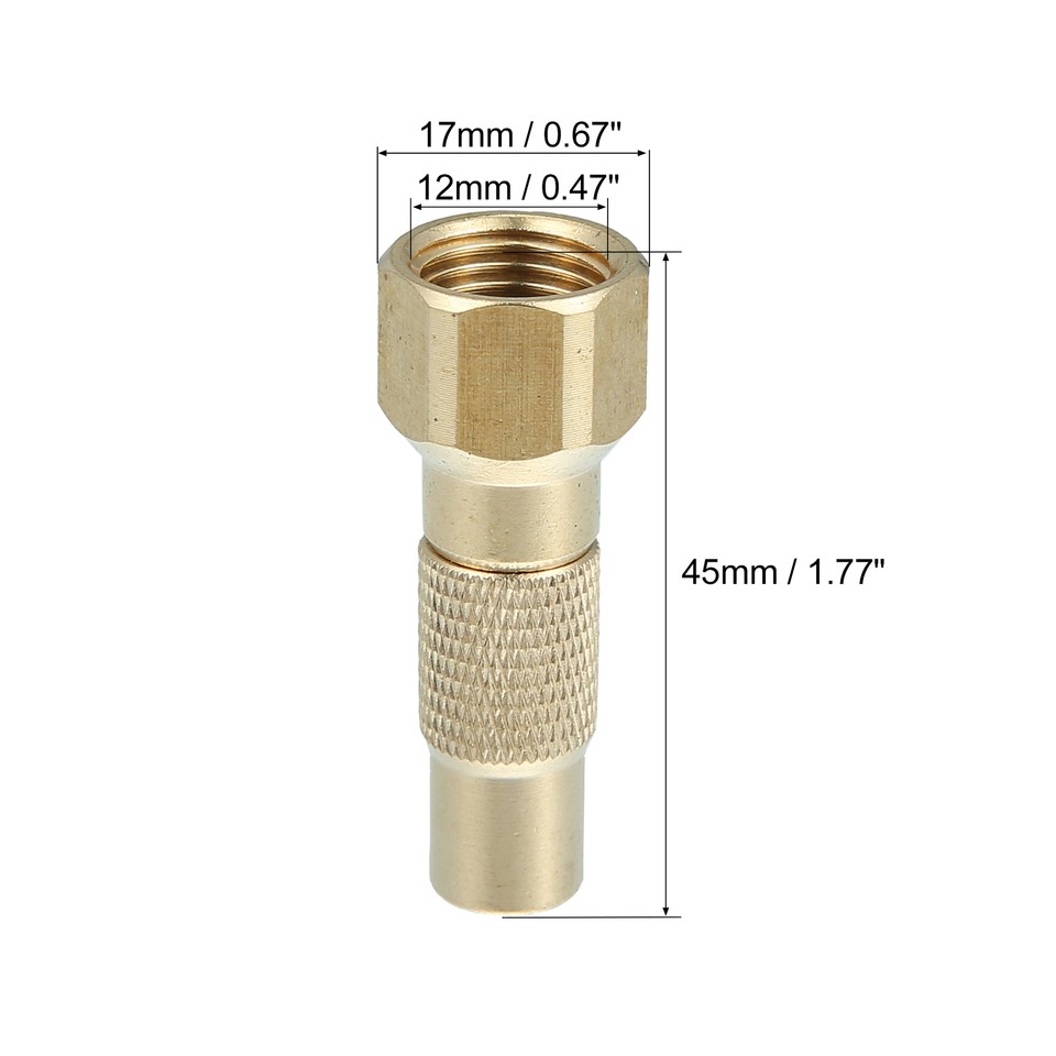 2pcs Car Tire Chuck Screw on Adapter Air Chuck Tire Inflator Compressor ...