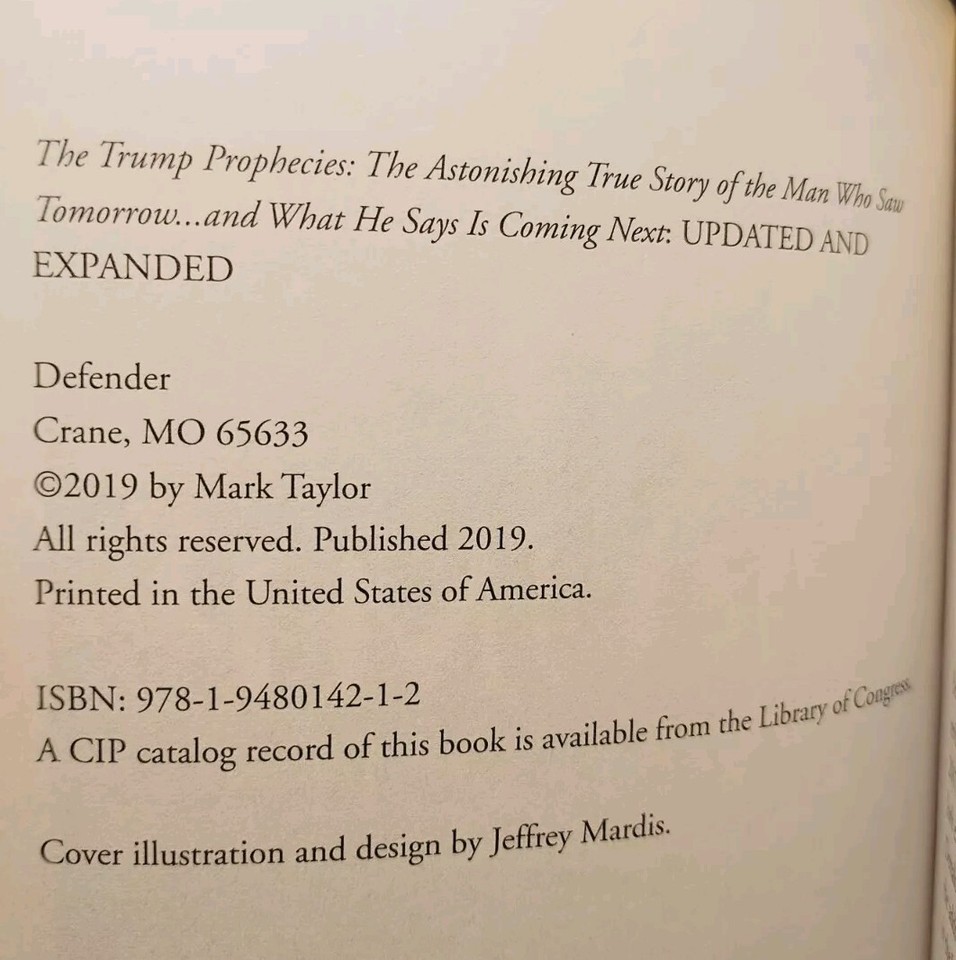 Trump Prophecies: The Astonishing True Story of the Man Who Saw ...