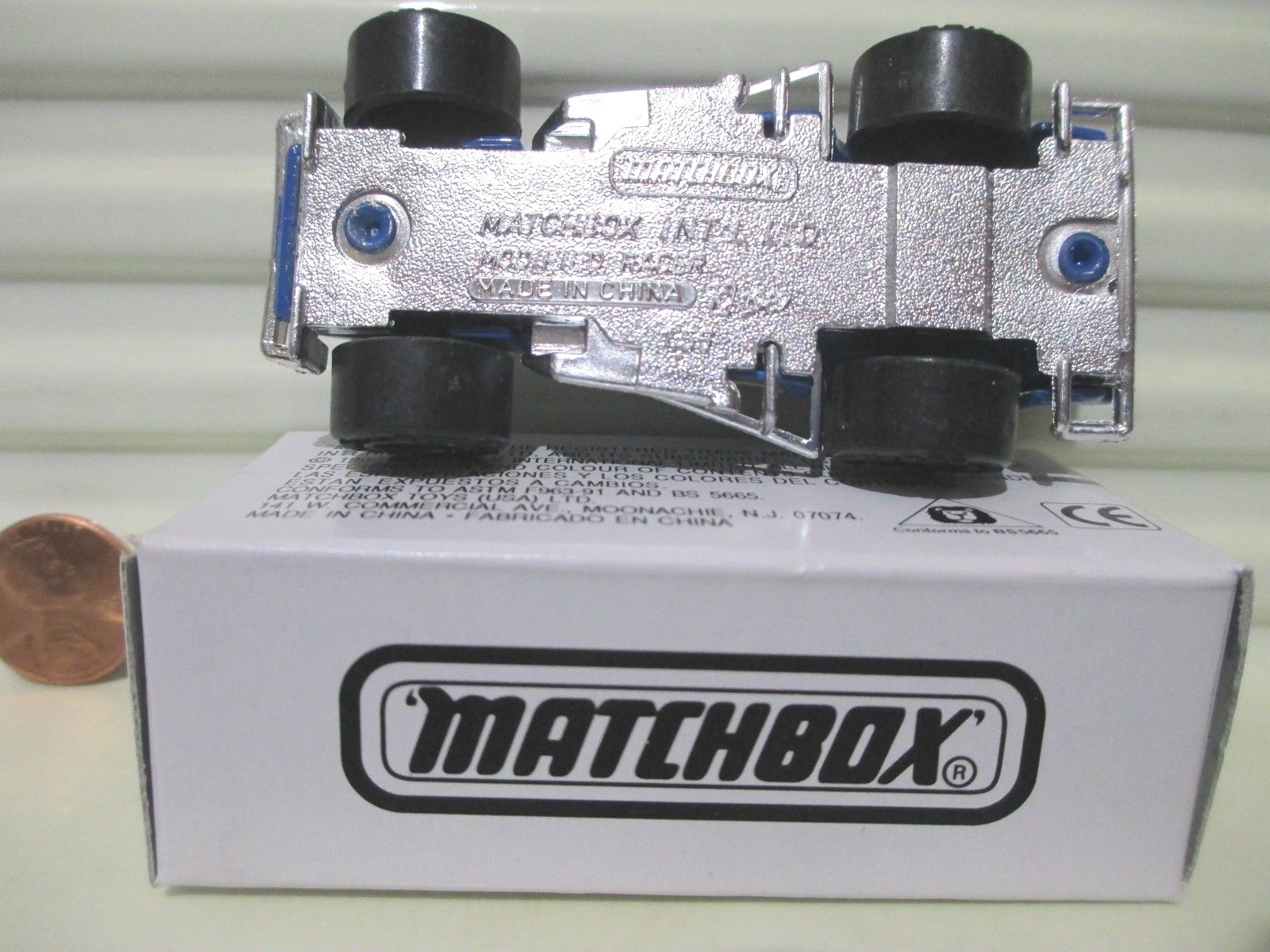 Matchbox 1992 MIKE McLAUGHLIN Modified PROMOTIONAL BLUE SEAT Race Car ...