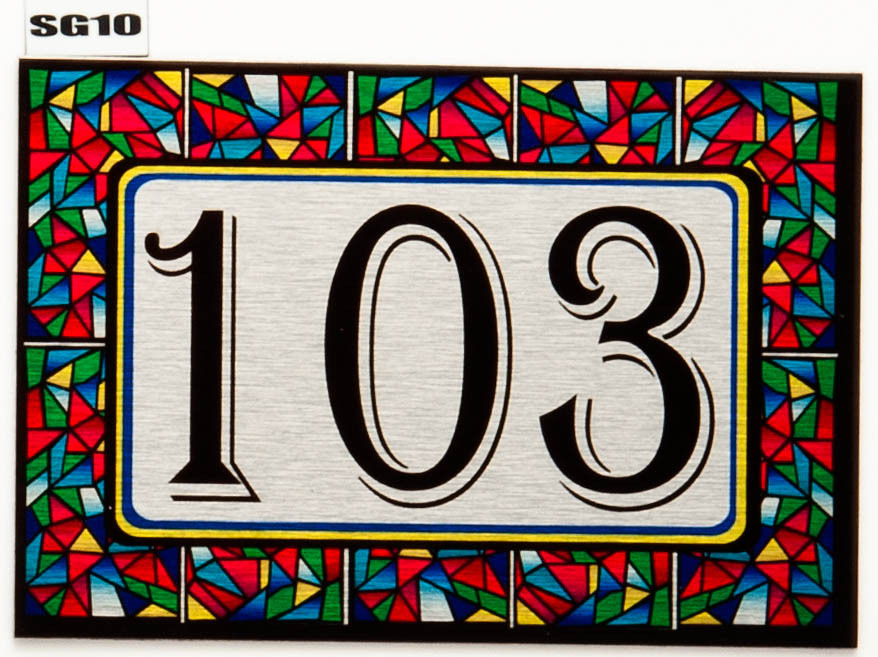Rennie mackintosh Personalised Plaque Name Plate Door Number Nameplate ...