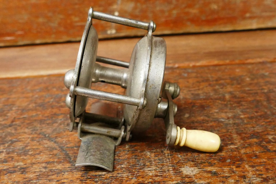 RARE! Vintage 1920s INDIAN Motorcycle #60 FISHING REEL ~ Advertising ...