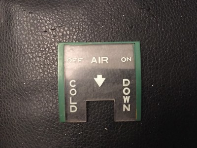 1955,56 Chevy Heater Control Plate Bezel Lens | eBay