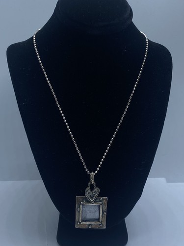 Michele Baratta Sterling Silver 23" Necklace/ Picture Frame 15.3g | eBay