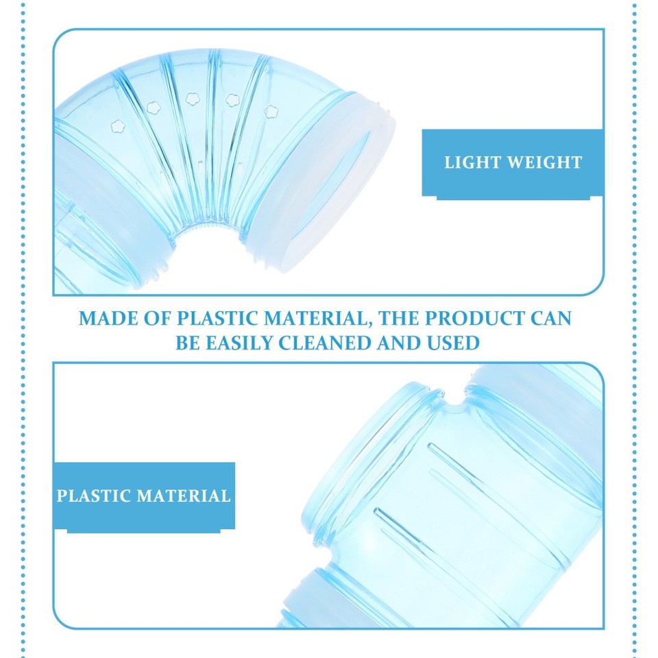 Plastic Hamster Tube Diy Maze Tool Pet Cage Accessories Small Animal ...