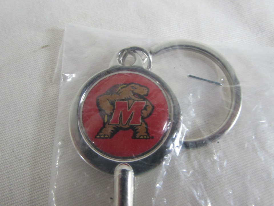Maryland Terrapins Logo Key shaped Key chain NWT | eBay
