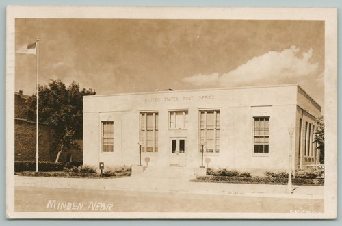 Minden NE~Small Letter Dropbox by Post Office~You Will Be Over Mumps ...