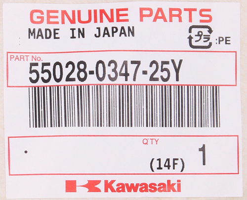 Genuine Kawasaki Lower Right Cowling Part Number - 55028-0347-25Y | eBay