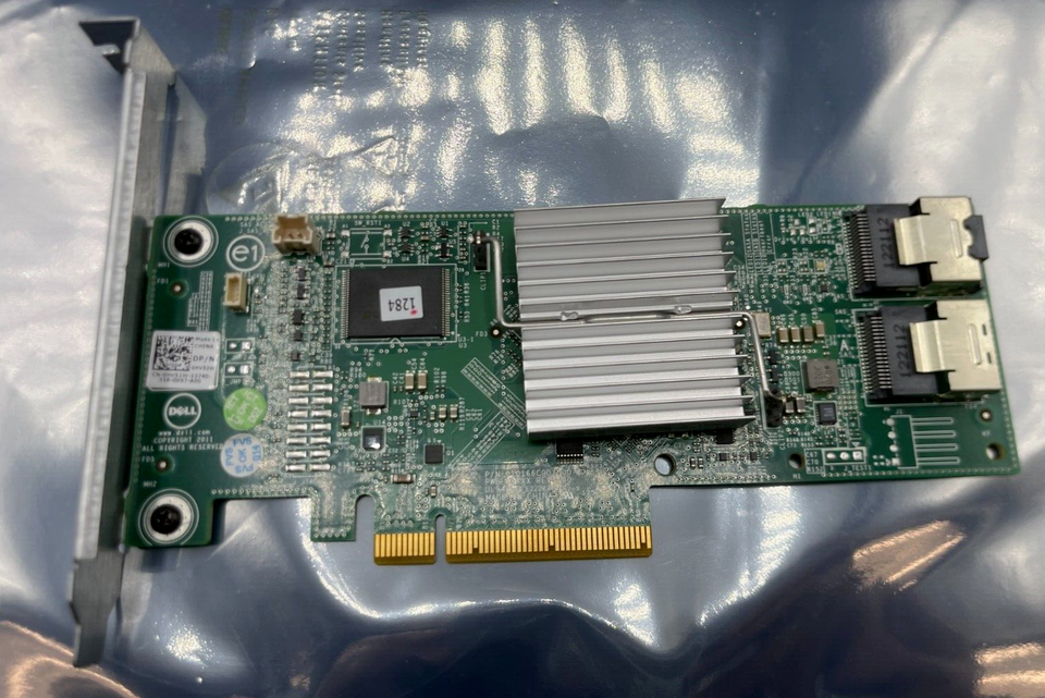 Dell HV52W PERC H310 8-Port SAS 6Gbps PCIe 2.0 x8 RAID Controller - NO ...