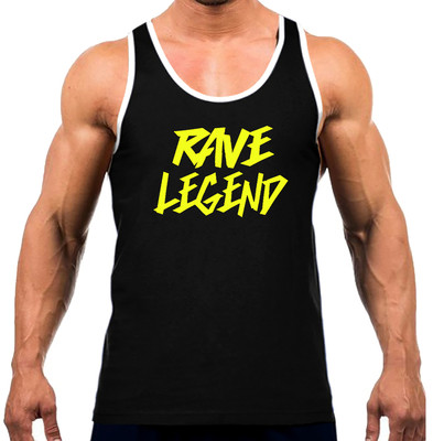 New Men's Rave Legend Black Tank Top Dance Music EDM Party Dance WT ...
