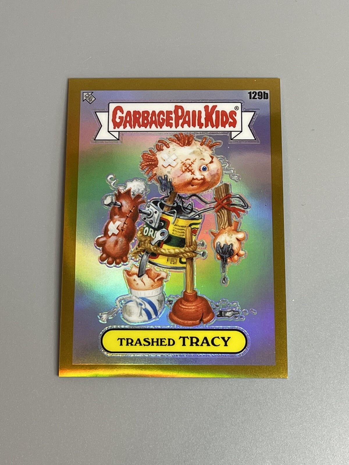 Trashed Tracy 2021 Topps Chrome Garbage Pail Kids Series 4 /50 Gold ...