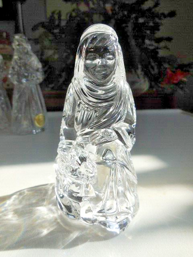 VTG 1995 Princess House Nativity Germany Lead Crystal Shepherd with ...
