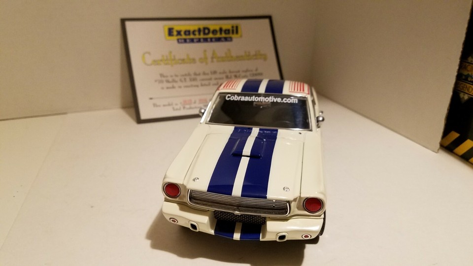 Hal McCarty #70 B/P 1966 Mustang Shelby GT350 ExactDetail Replicas 1/18 ...