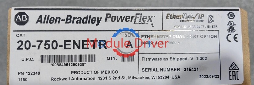 New Allen-Bradley New Factory Sealed 20-750-ENETR PowerFlex 750 2-P ...