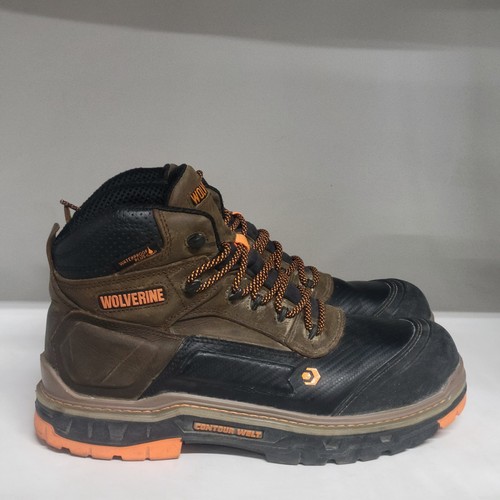 Wolverine Overpass 6" Comp Toe Work Boot Brown Mens Size 11EW | eBay