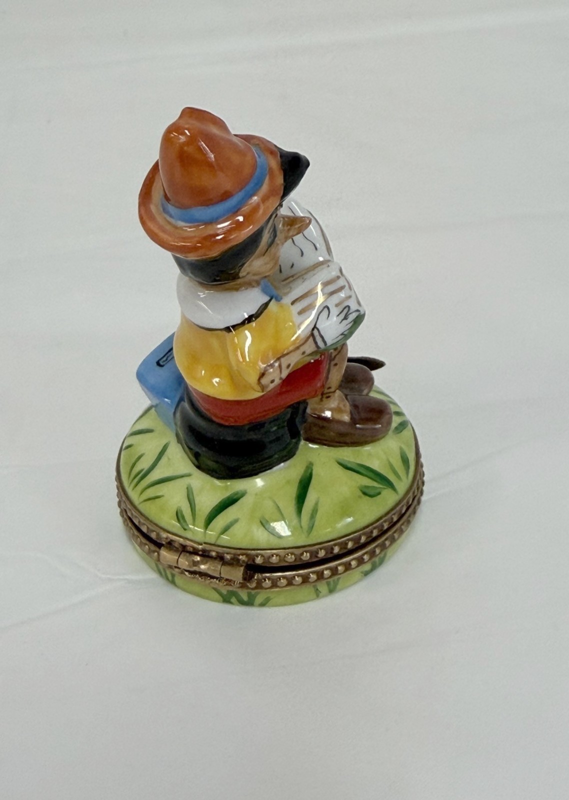 LIMOGES FRANCE PINOCCHIO TRINKET BOX POINT MAIN FEATHER CLASP | eBay